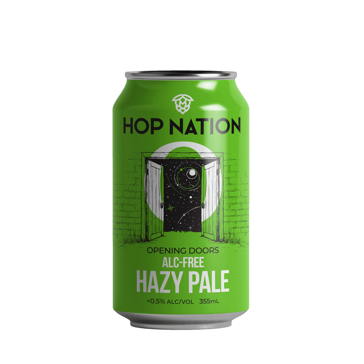 Opening Doors - Alc-Free Hazy Pale Ale – Hop Nation Brewery